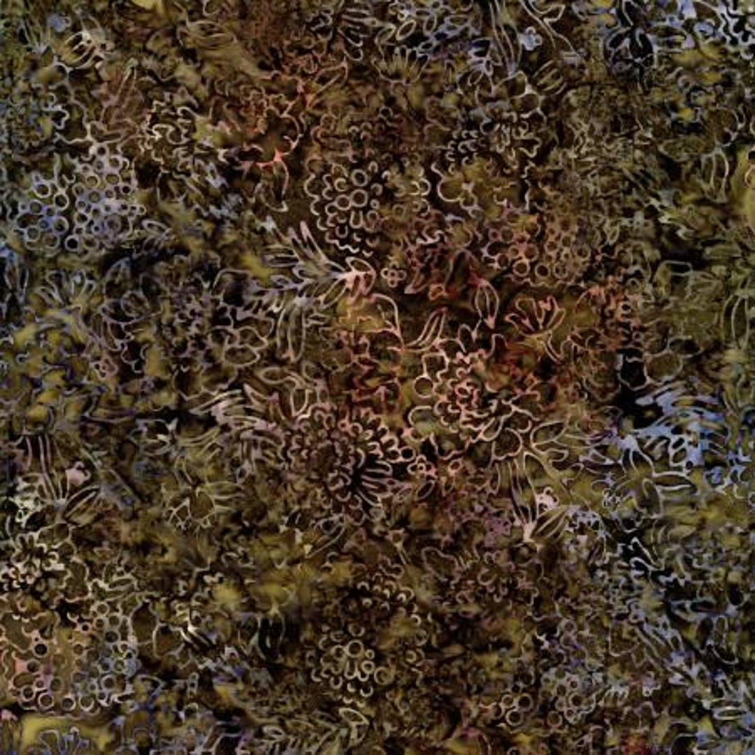 Tonga Batik Farm Sweet Home - Earth Garden Floral - Timeless Treasures ...