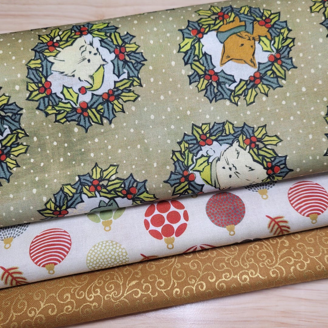 3-yard Fabric Bundle - 1 Yard of Each of 3 Unique Fabrics -curated and ...