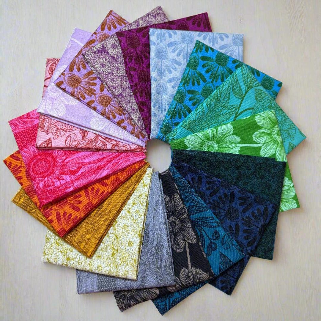 Fat Quarter Bundle - Indelible by Anna Maria Textiles for Northcott - 18 Fat Quarters - Etsy