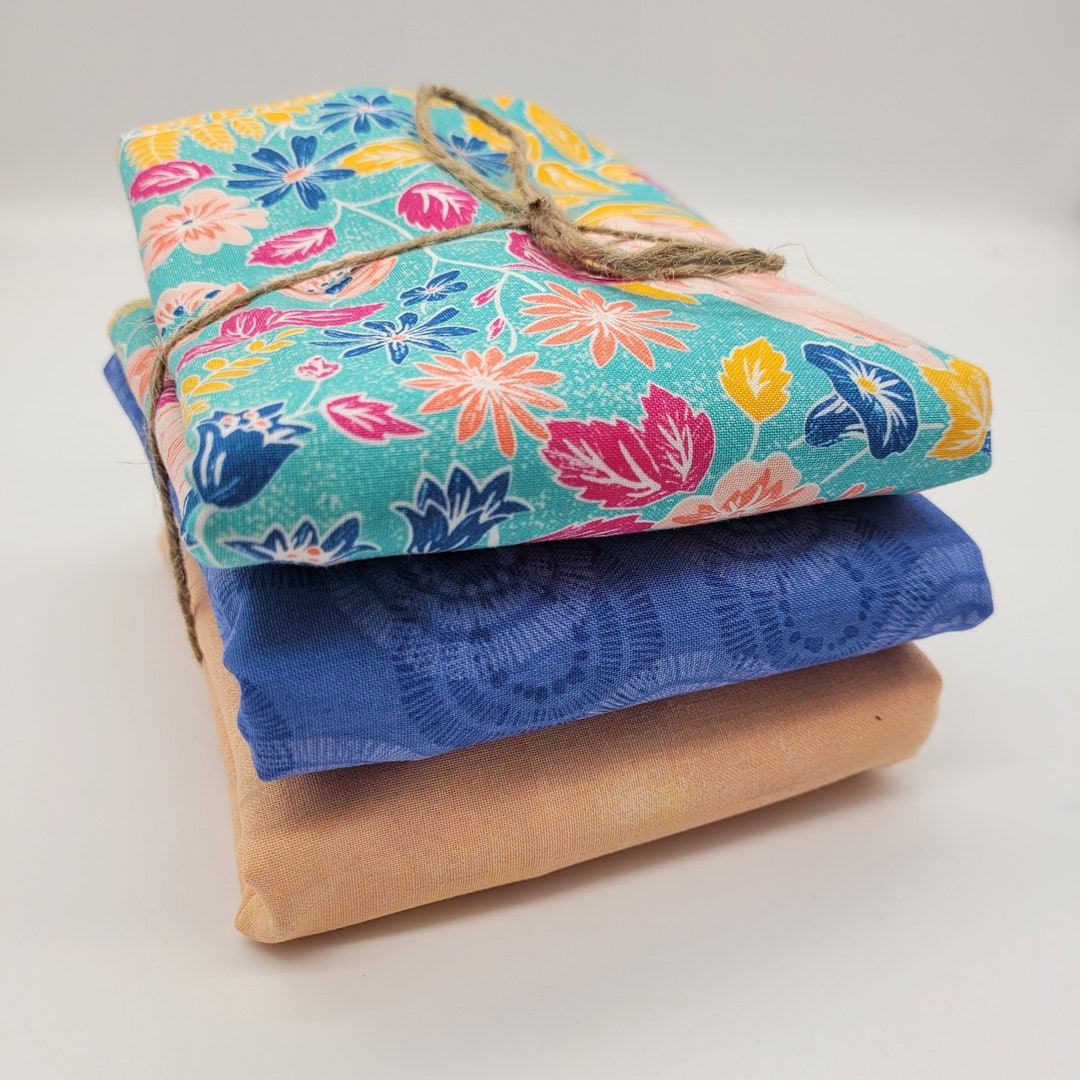 3-yard Fabric Bundle 1 Yard of Each of 3 Unique Fabrics curated and ...