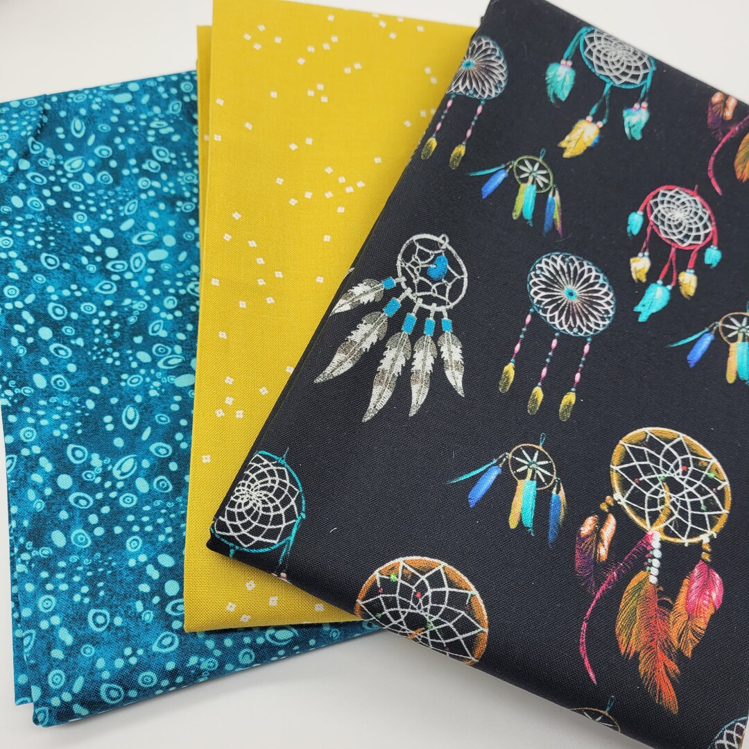 3-yard Fabric Bundle 1 Yard of Each of 3 Unique Fabrics curated and ...