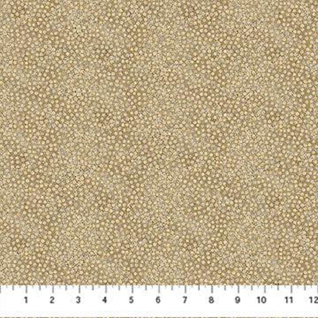 Fabric by the Yard - Shimmer Desert Sand Tiny Dots by Deborah Edwards ...