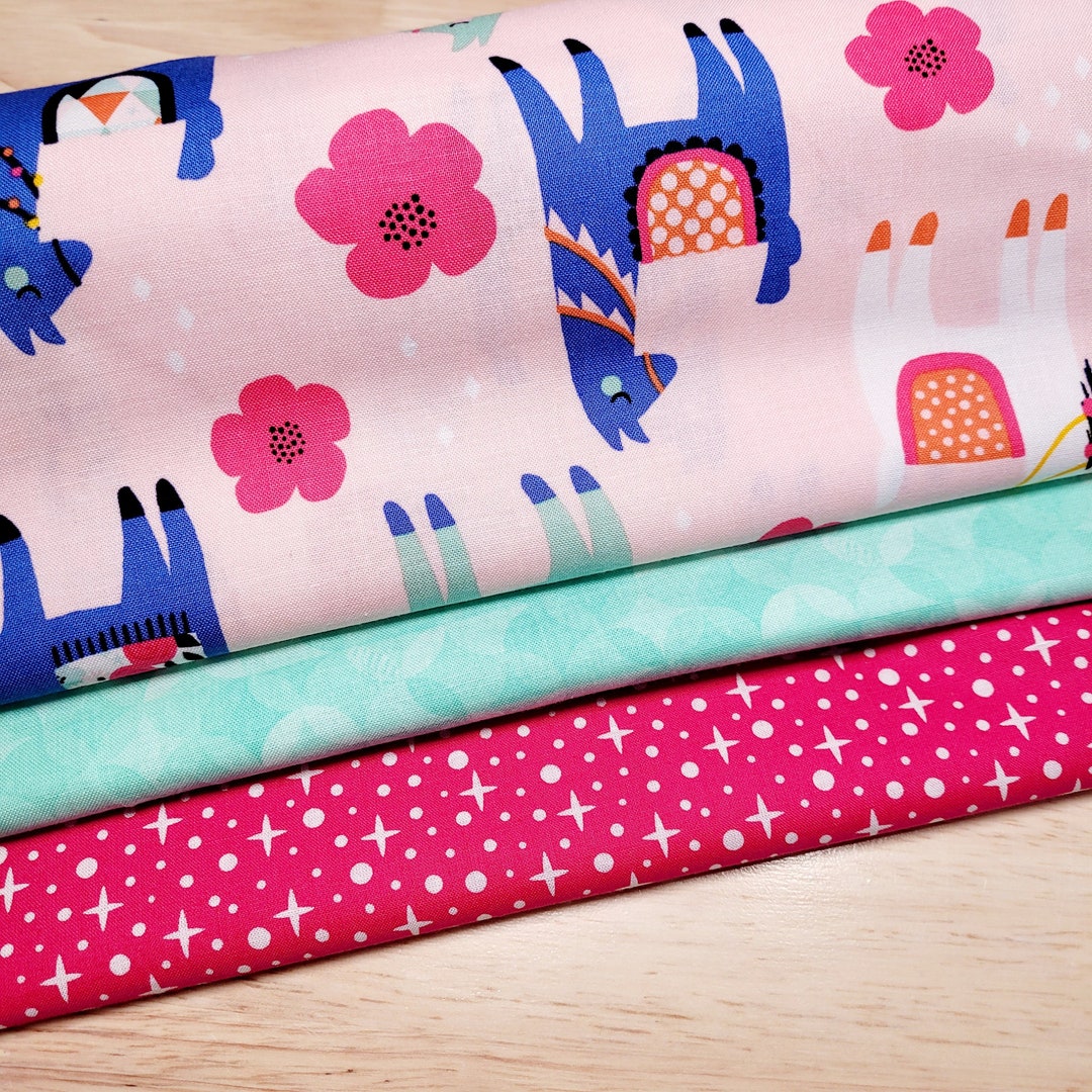 3-yard Fabric Bundle - 1 Yard of Each of 3 Unique Fabrics -curated and ...