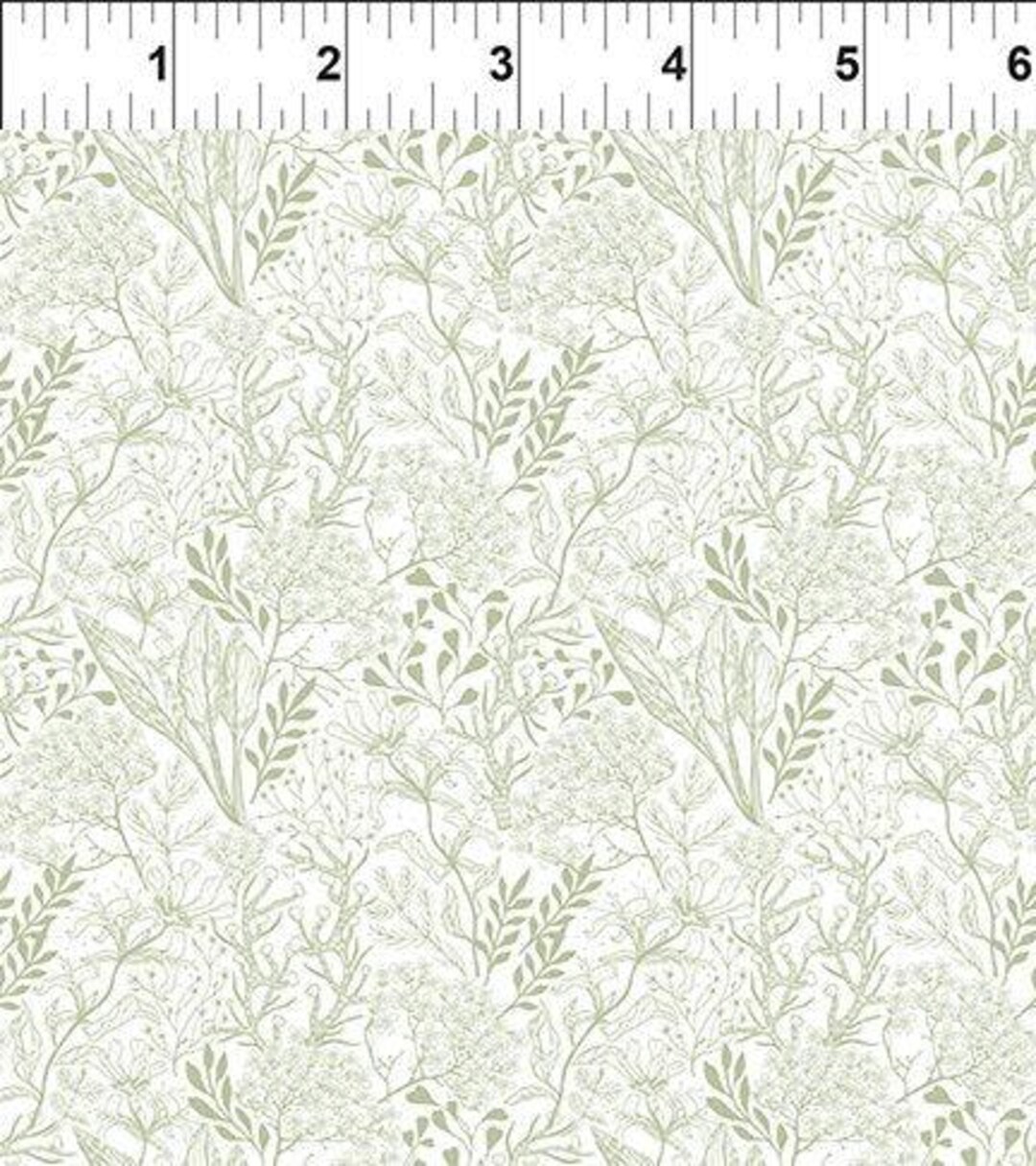 Fresh White - Whimsy by Jason Yenter of in the Beginning Fabrics by the ...