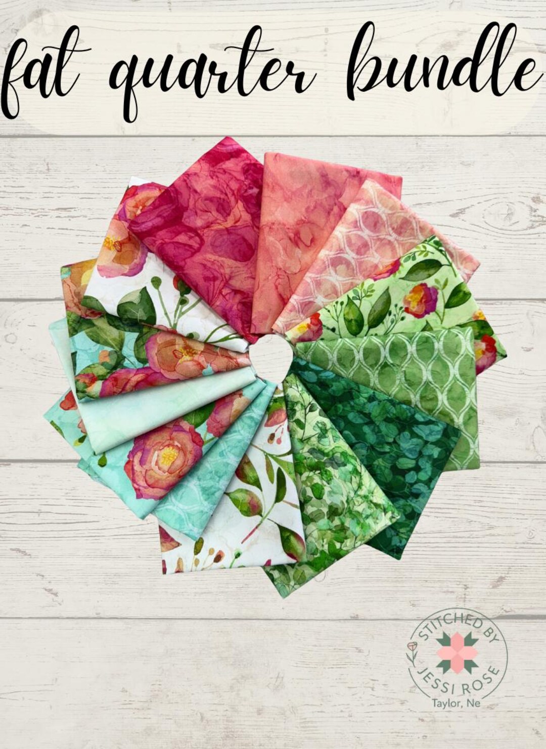 Veranda Fat Quarter Bundle – 13 Pieces | by Deborah Edwards & Melanie ...