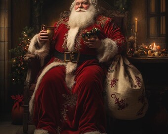 Father Christmas, Santa Claus - Etsy