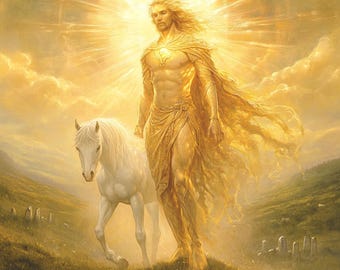 Belinus, the Celtic Sun God of Light and Prosperity - Etsy
