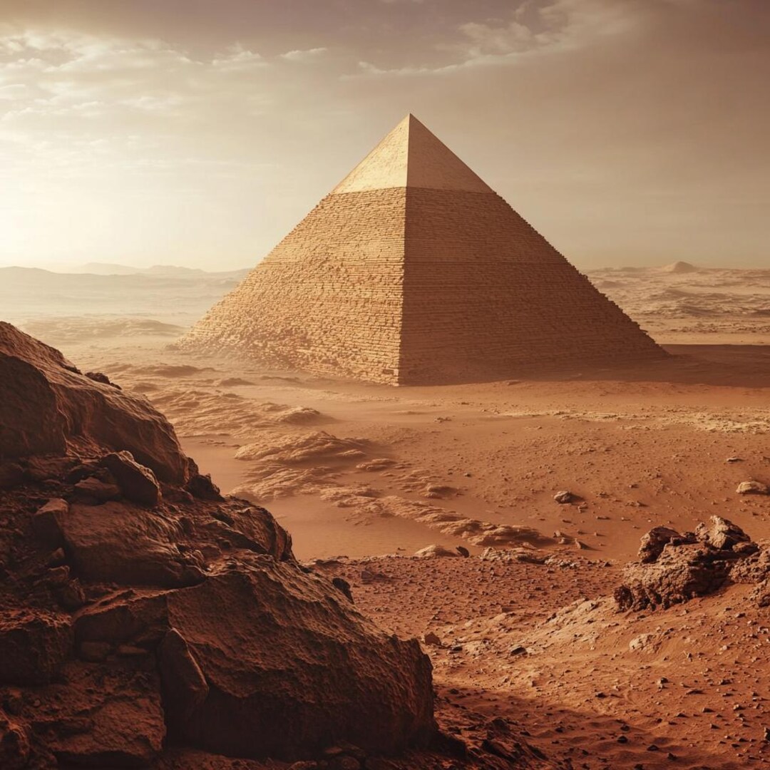 The Sentinel of Mars: Pyramid of a Lost Civilization - Etsy