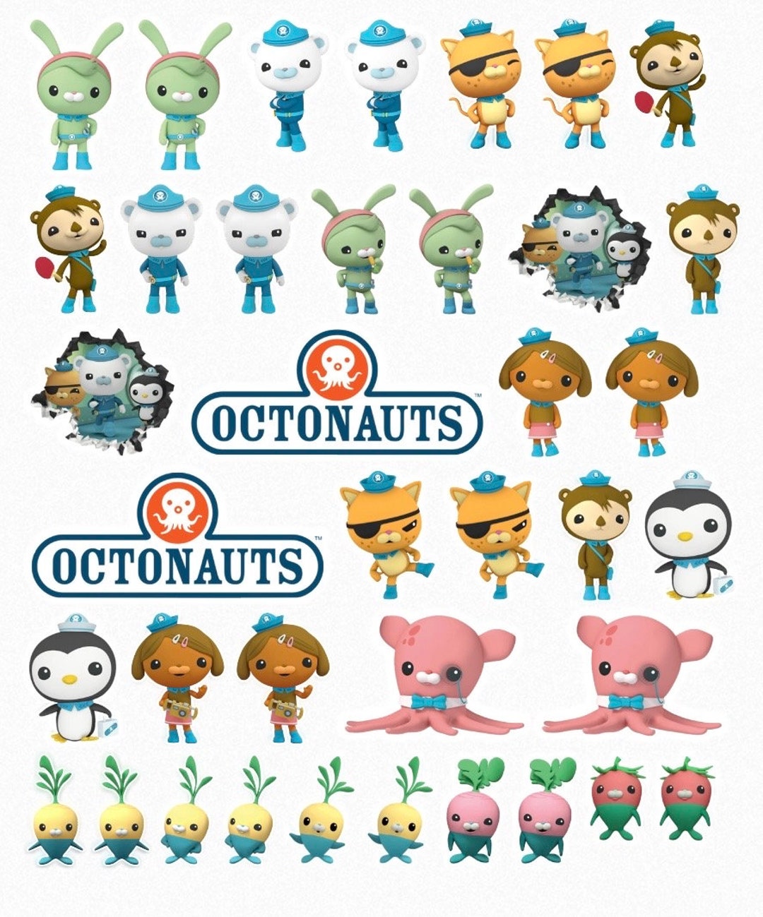 Octonauts Stickers - Etsy