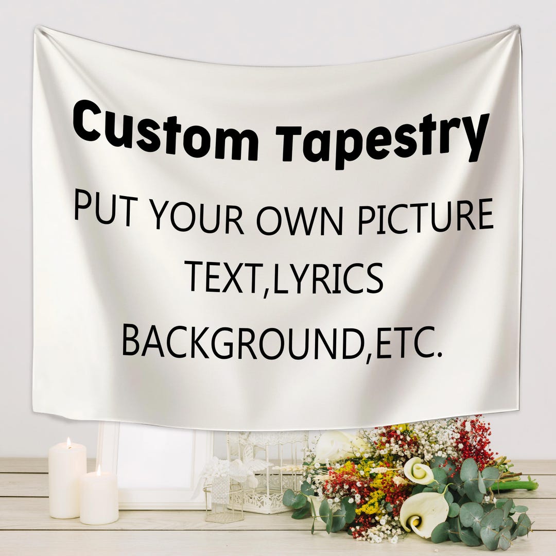 Personalized Tapestry Wall Hanging,custom Tapestry From Photo, Custom ...