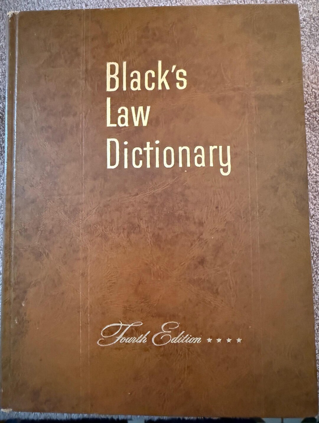 1951 4th Edition of Black's Law Dictionary - Etsy