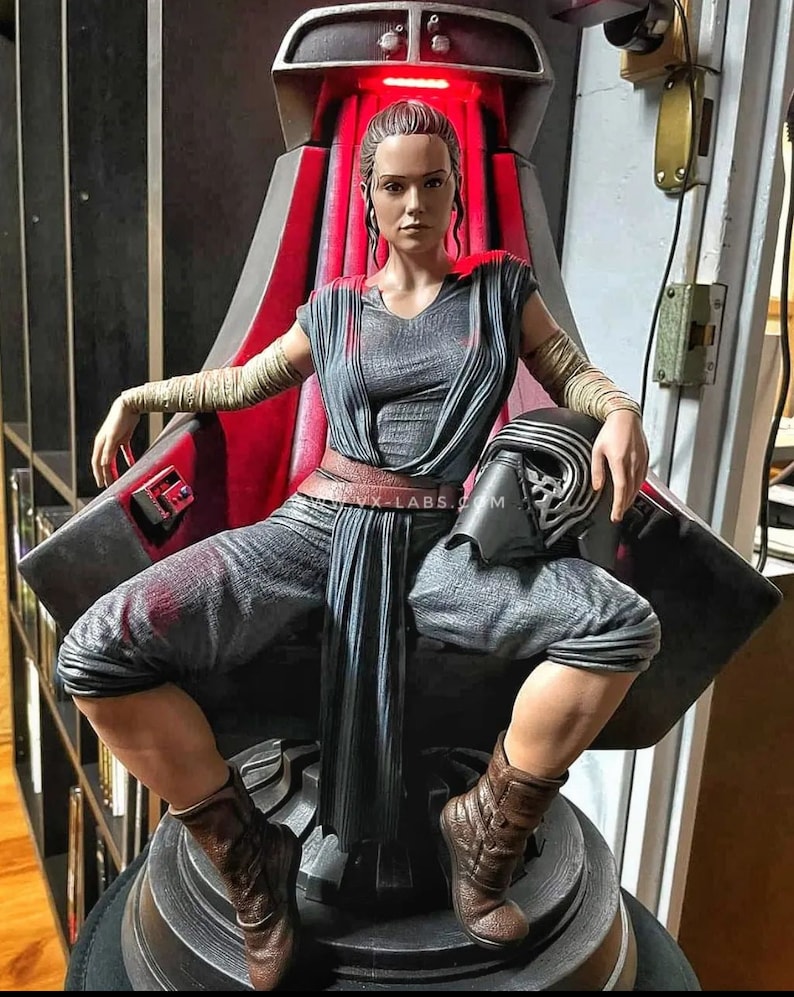 Daisy Ridley Nfsw Rey Skywalker Stl Rey Skywalker 3d Model Rey Skywalker Statue Rey Skywalker