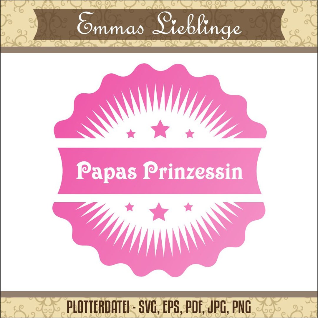 Plotterdatei Papas Prinzessin svg pdf eps jpg png Papa Body Kinderpullover Zur Geburt ...