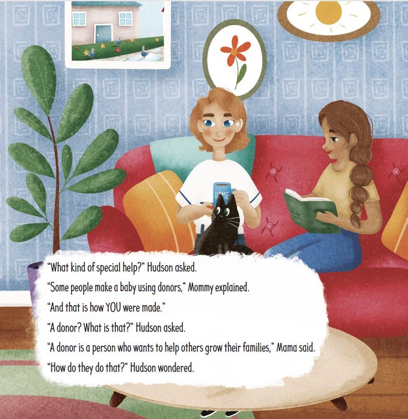 Hudson's Blueprints: A Donor Conception Story Picture Book (baby Boy ...