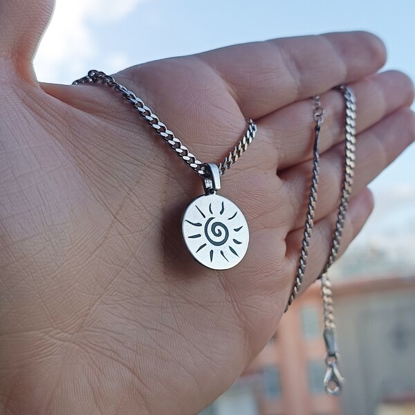 Sun Pendant - Etsy