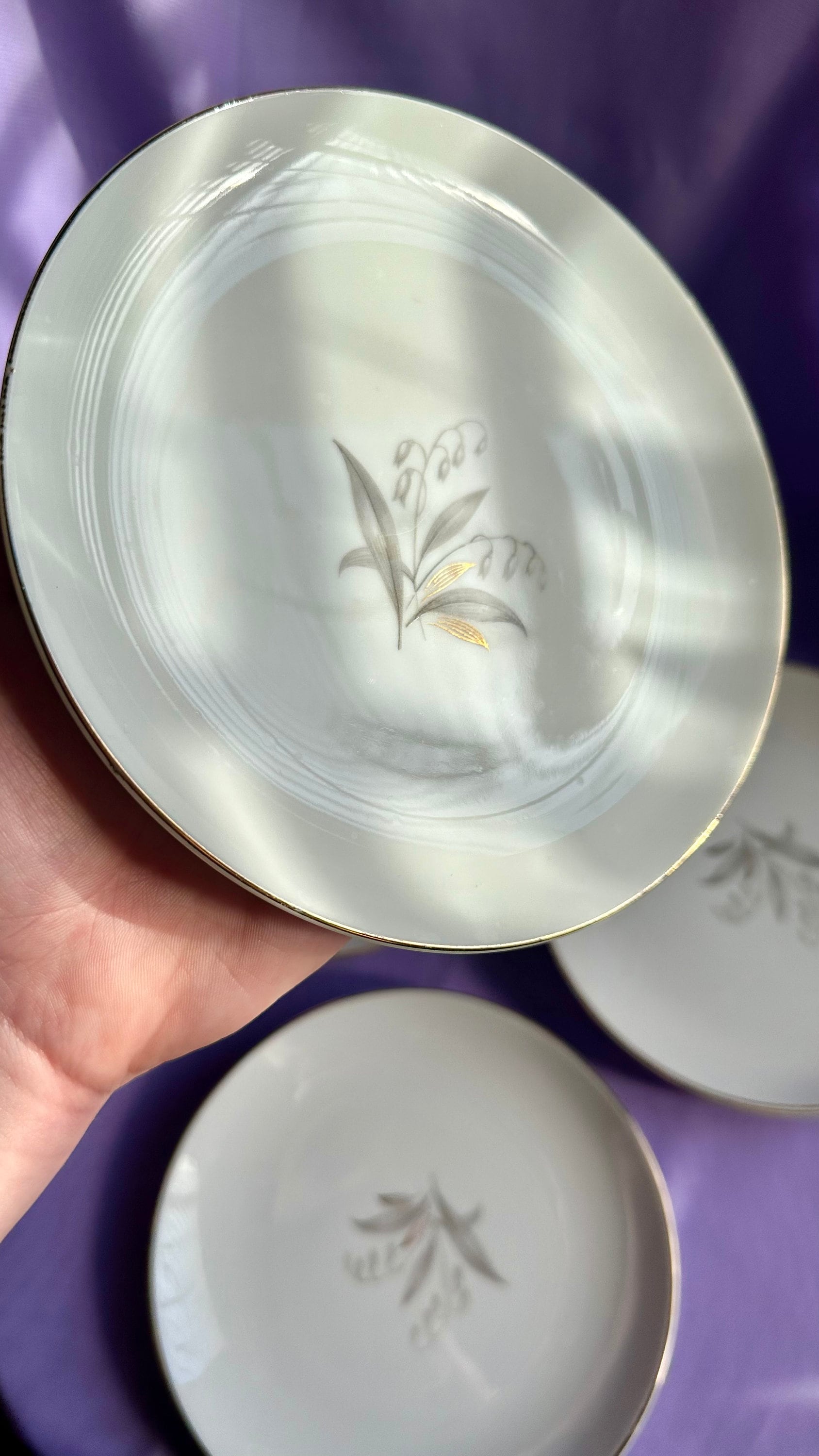 Set of 5 1961 Kayson Golden Rhapsody Fine China Japan Gold Trimmed ...