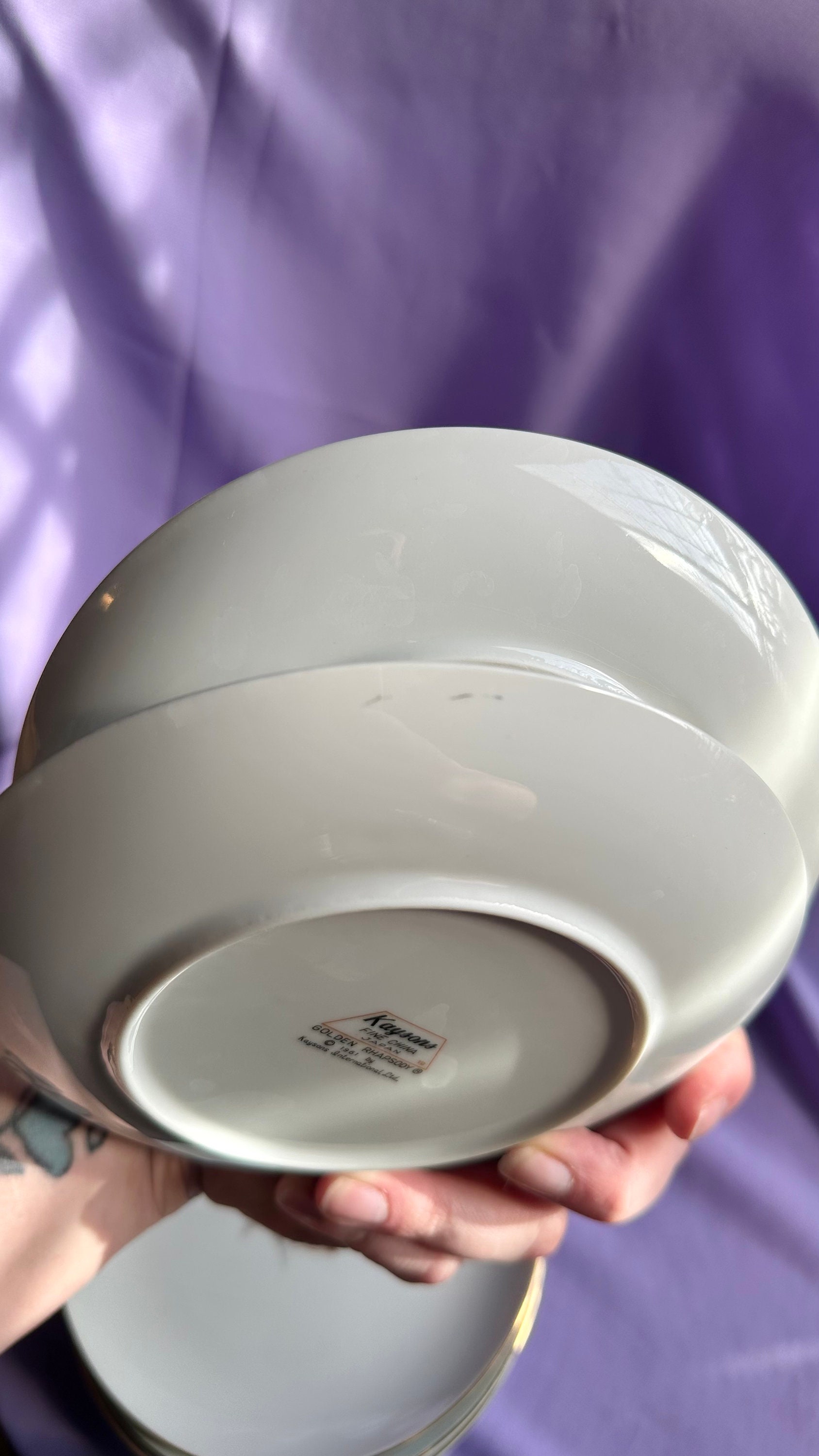 Set of 5 1961 Kayson Golden Rhapsody Fine China Japan Gold Trimmed ...