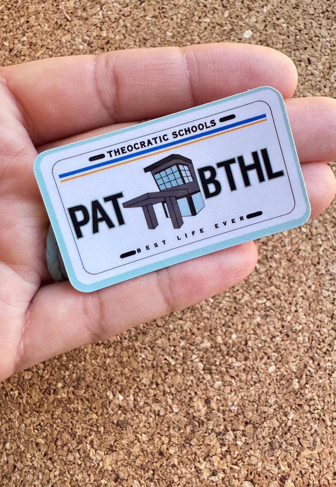 Patterson Bethel License Plate Gloss Sticker - Etsy