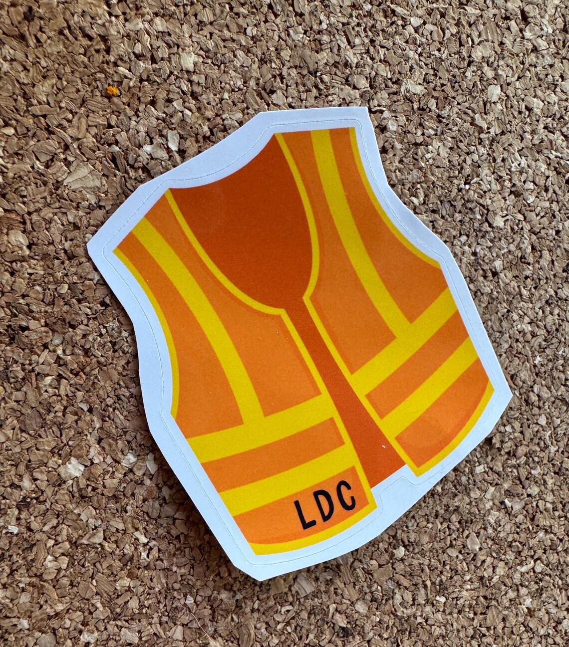 JW LDC Highvis Vest Gloss Sticker for Hardhat, Waterbottle and More - Etsy