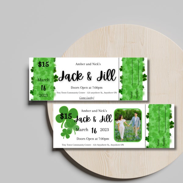 Jack and Jill Ticket - Etsy