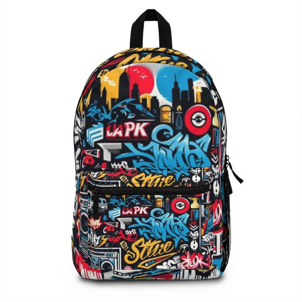 Graffiti Backpack - Etsy
