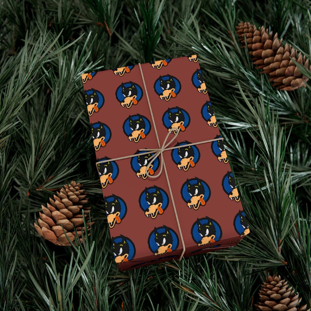 Wrapping Paper, Jerry Garcia Wolf Guitar Pattern, Gift Wrap Roll, Craft ...