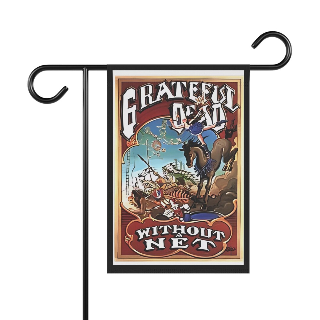 House Garden Banner, Grateful Dead Without A Net Album Cover, Music ...