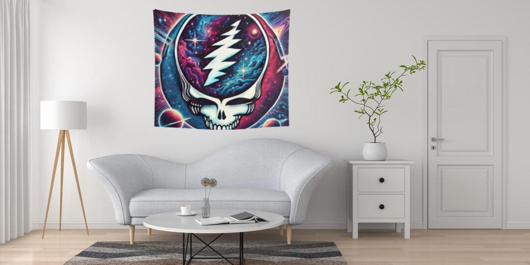 Grateful Dead Space Your Face Tapestry - Cosmic Wall Hanging - Etsy