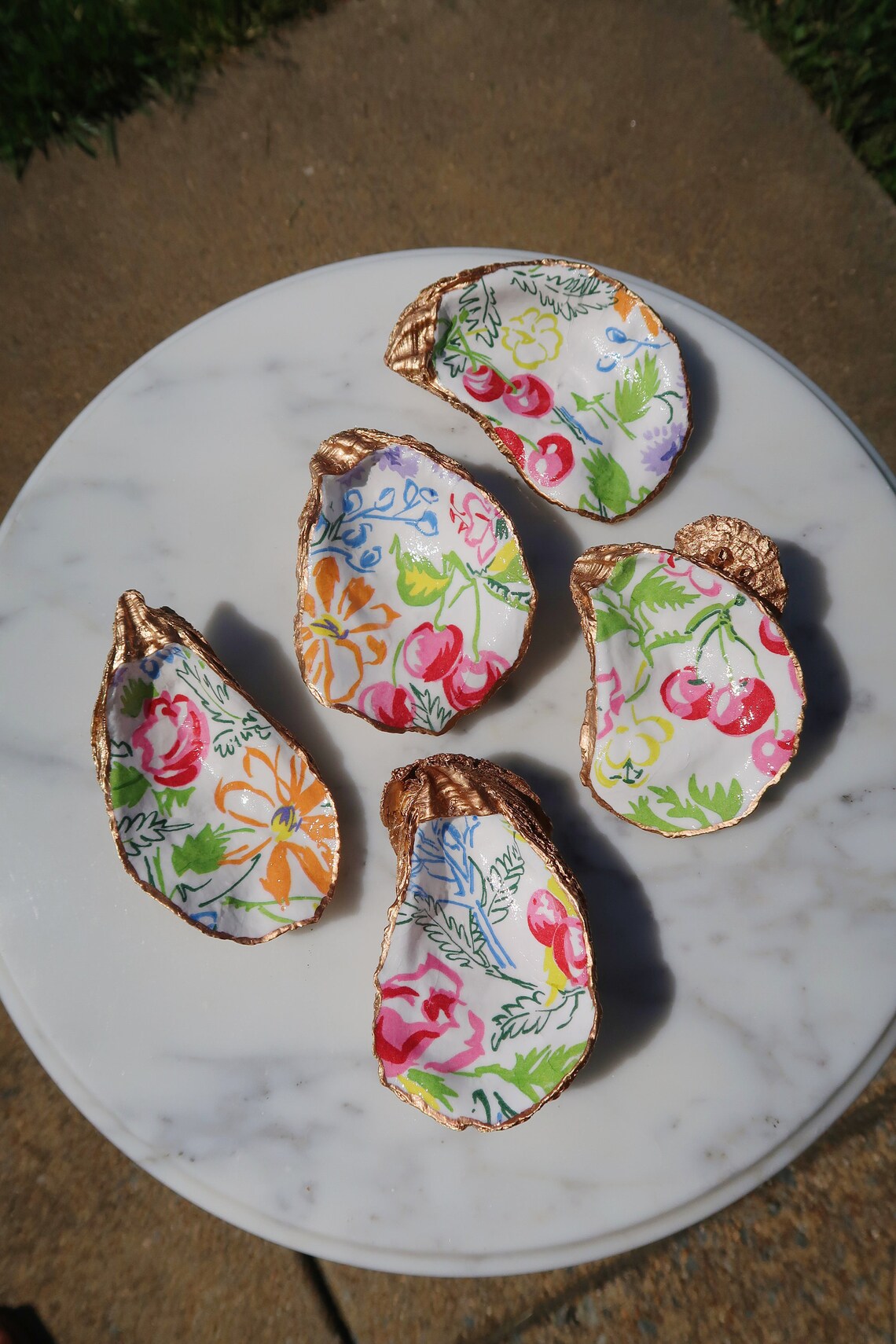 Oyster Shell Jewelry Dish Decorative Oyster Shell - Etsy