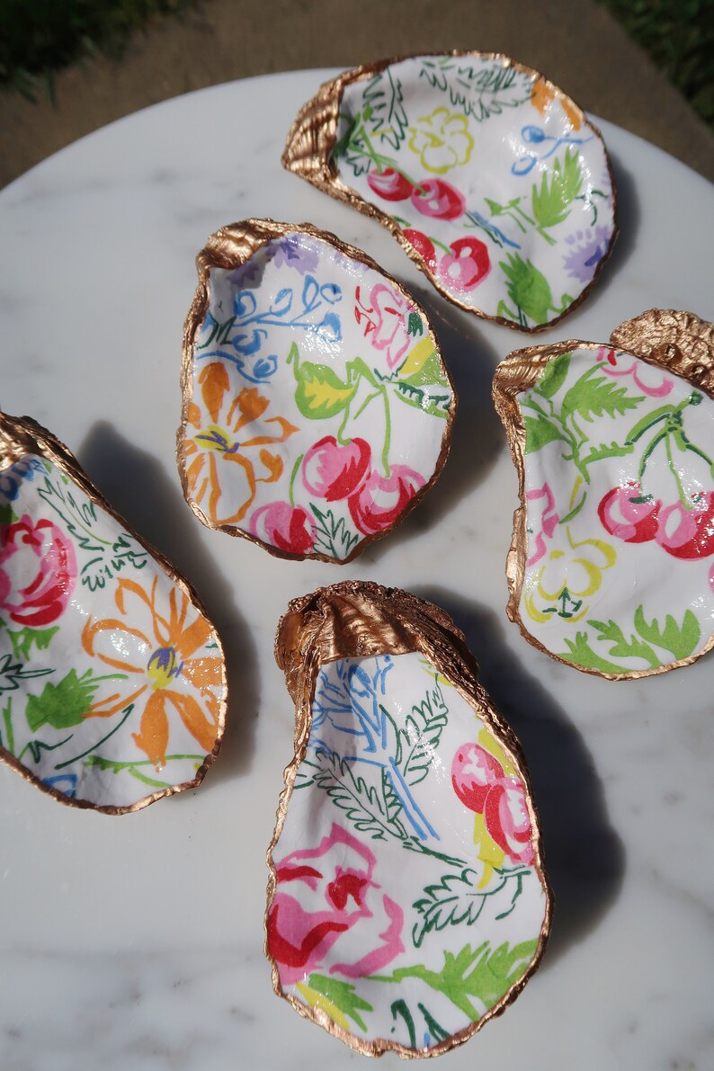 Oyster Shell Jewelry Dish Decorative Oyster Shell - Etsy