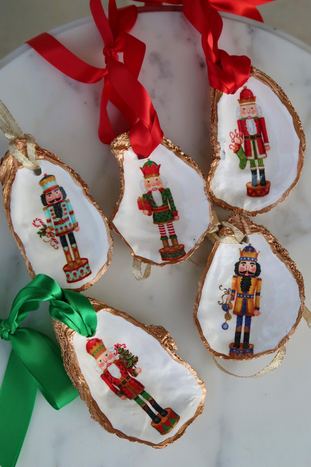 Oyster Shell Ornament | Nutcracker Christmas Ornament - Etsy