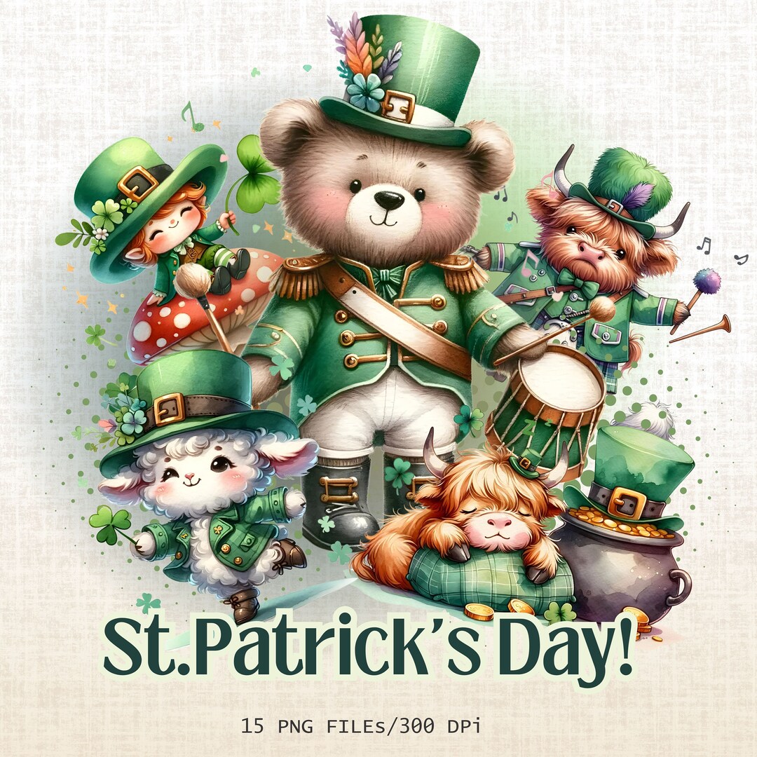 St. Patrick's Day Digital Printables - Festive Home Decor, Party ...