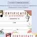 Printable Music Certificate of Achievement - Etsy