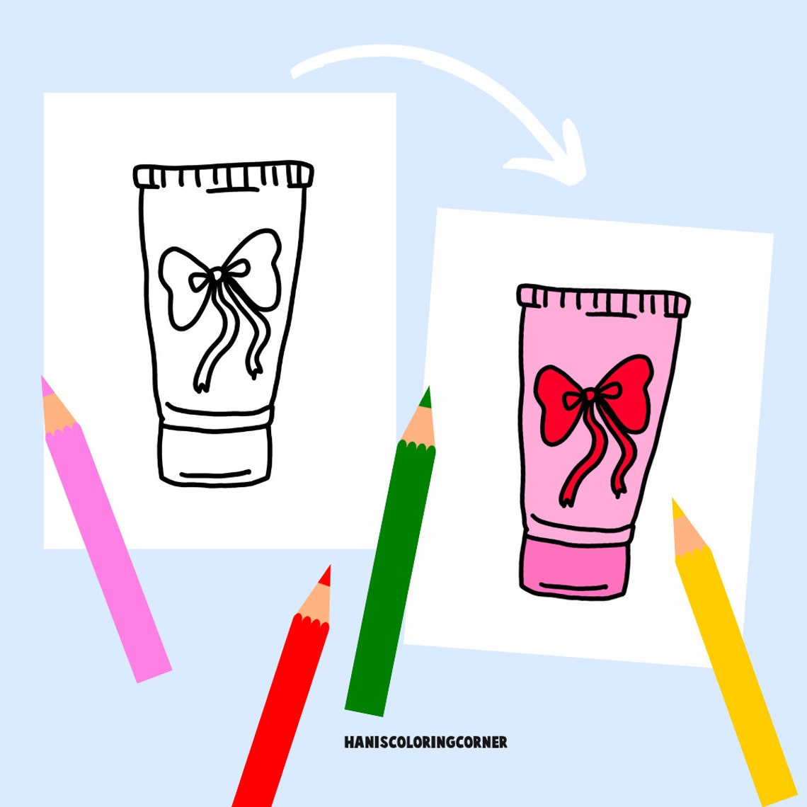 Coloring Pages Cute Stuff Easy Thick Lines Adult Kids Book Simple ...