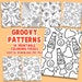 Groovy Coloring Pages Easy Cute Adult Kids Coloring Pages Book Simple ...