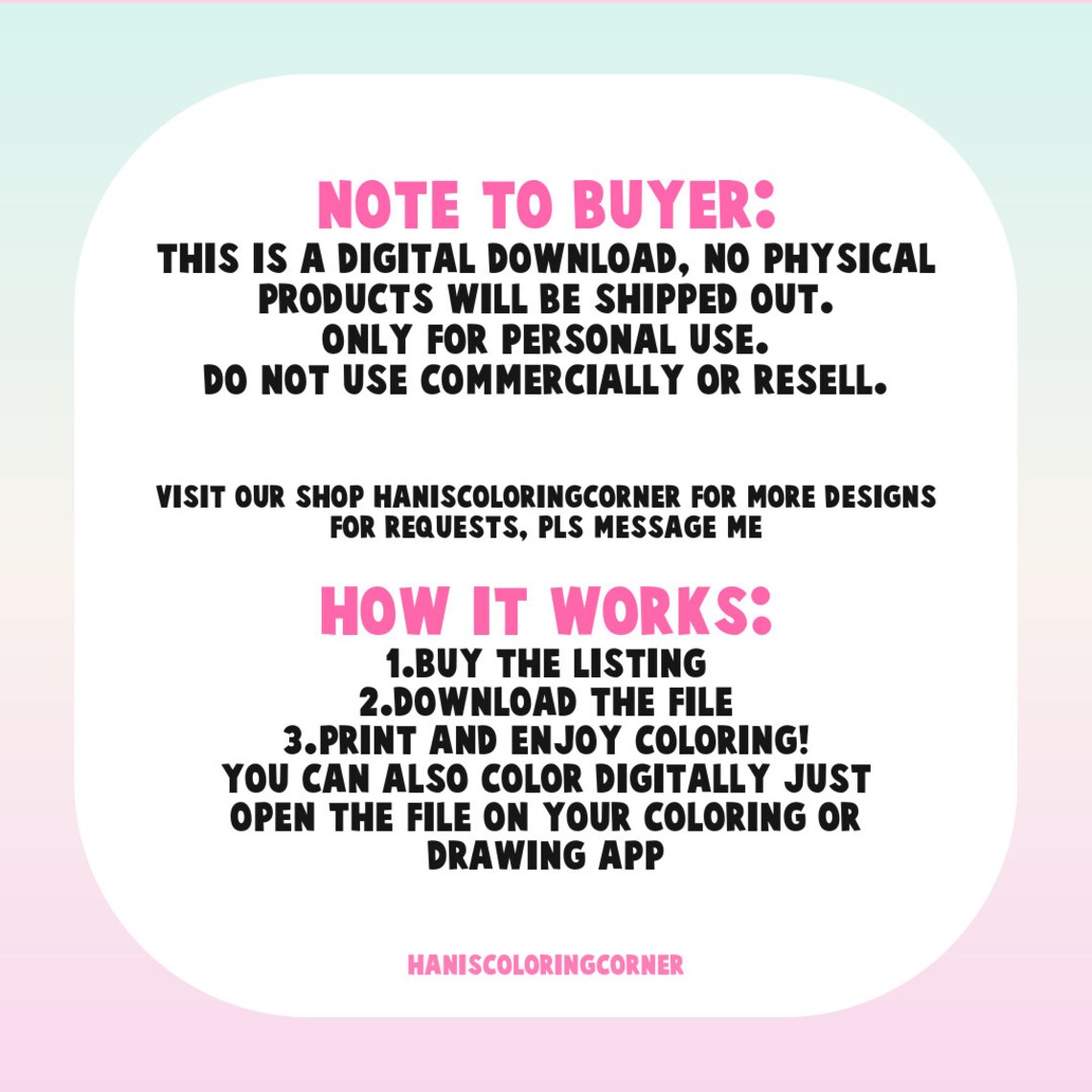 Coloring Pages Cute Stuff Easy Thick Lines Adult Kids Book Simple ...