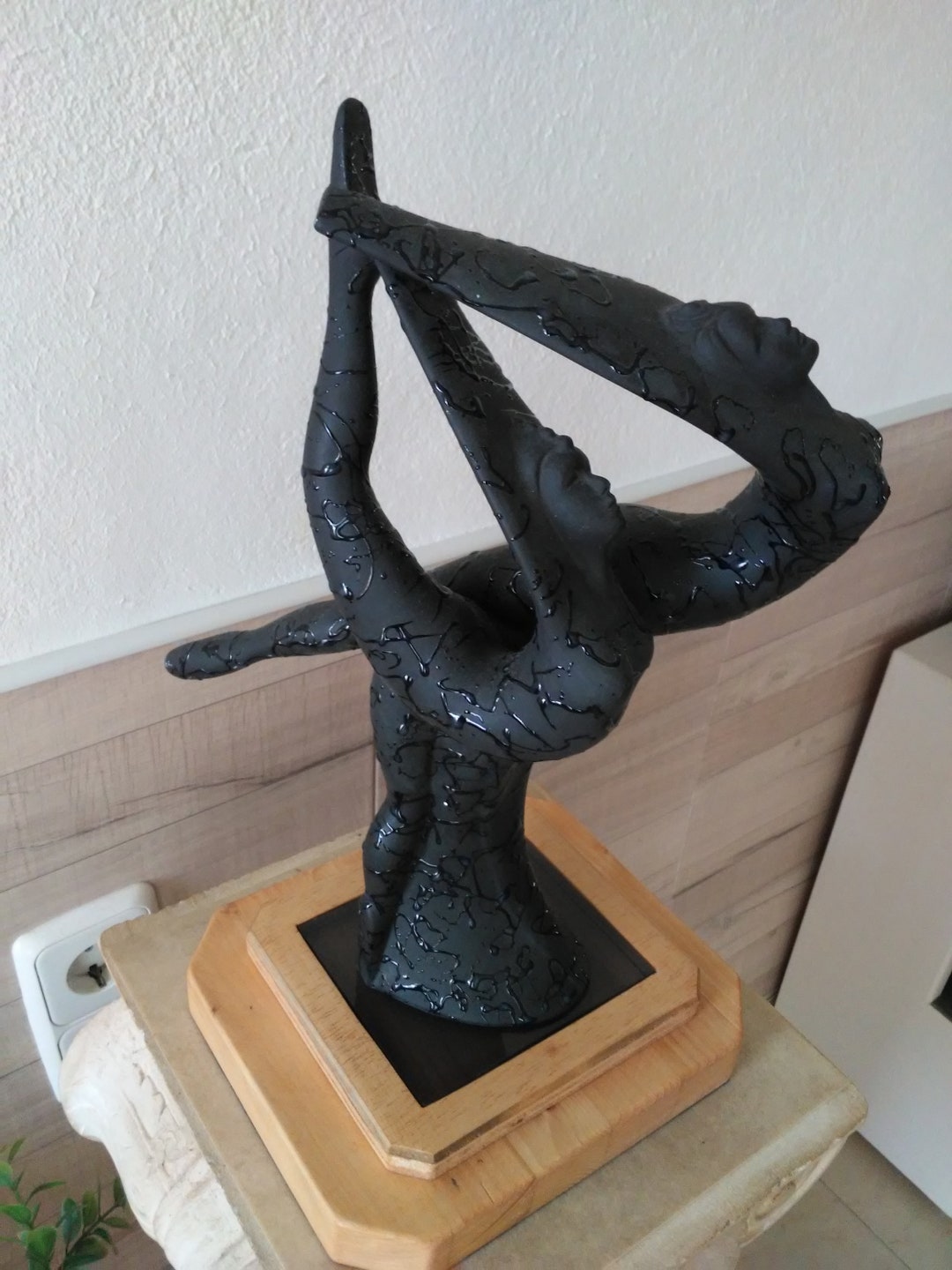 Spanish Porcelain Statue, Galos Figurine Representing 2 Gymnasts ...