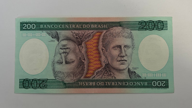200 Duzentos Cruzeiros - Etsy