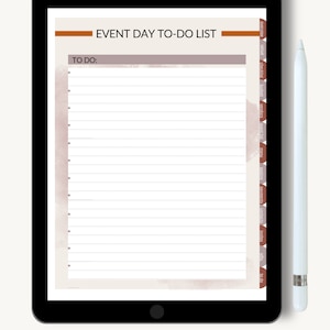 Digital Event Planner - Etsy