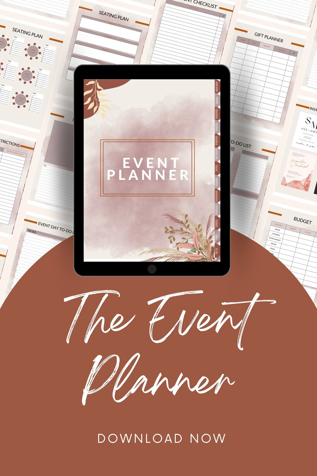 Digital Event Planner - Etsy