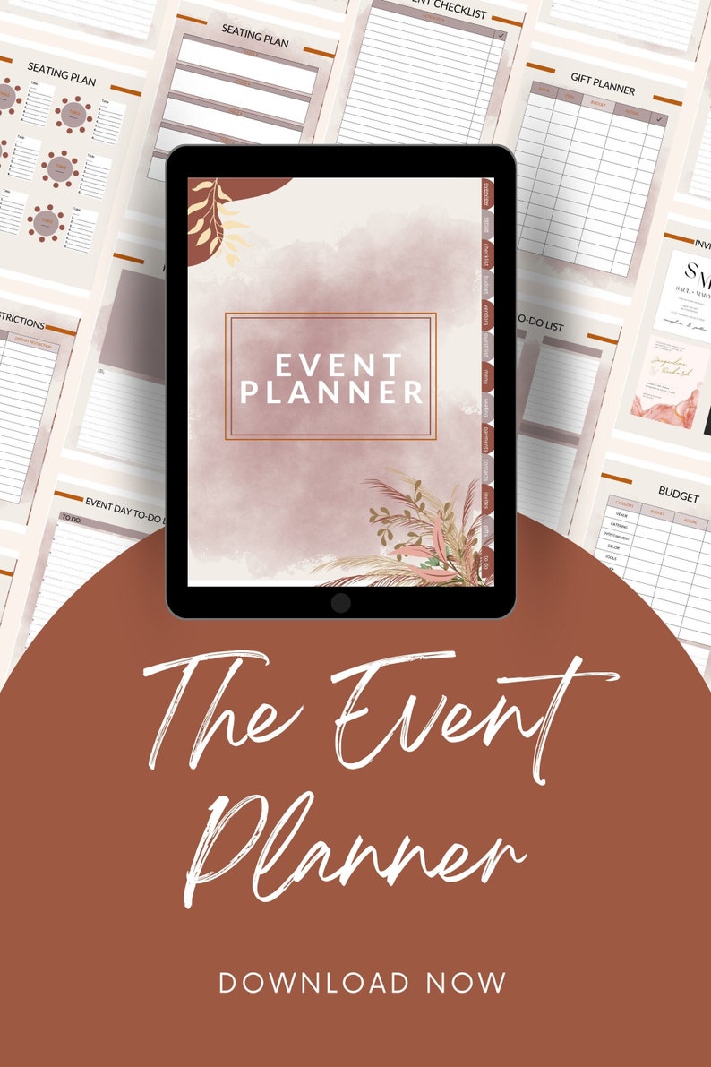 Digital Event Planner - Etsy