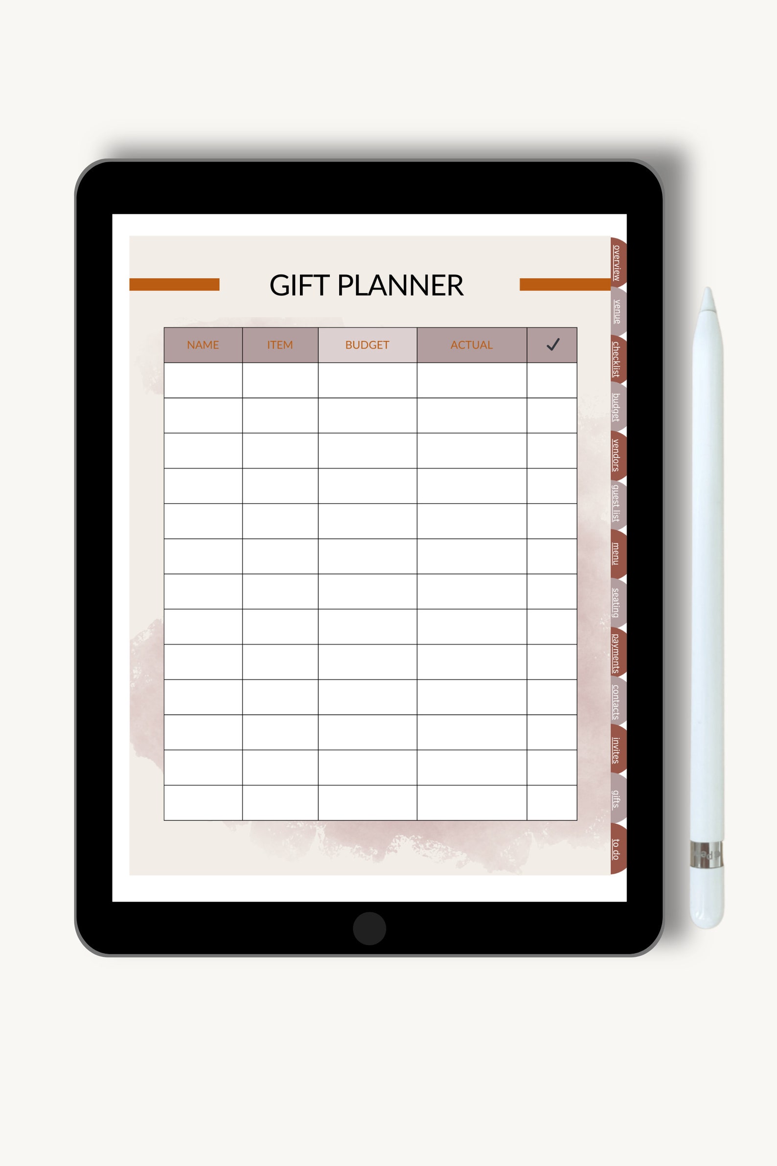 Digital Event Planner - Etsy