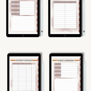 Digital Event Planner - Etsy