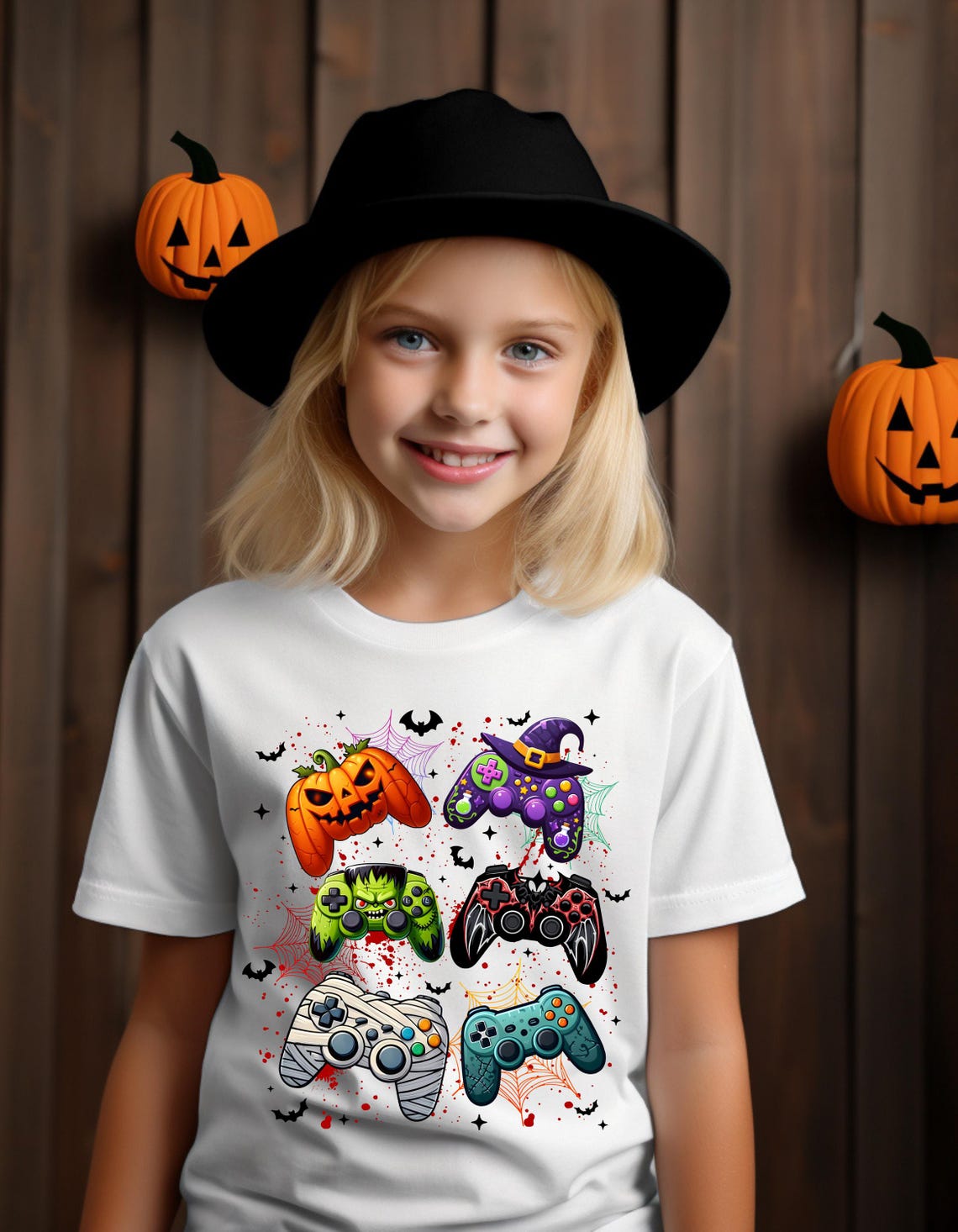 Kids Halloween Game Controller PNG Digital Download, Halloween, Game ...