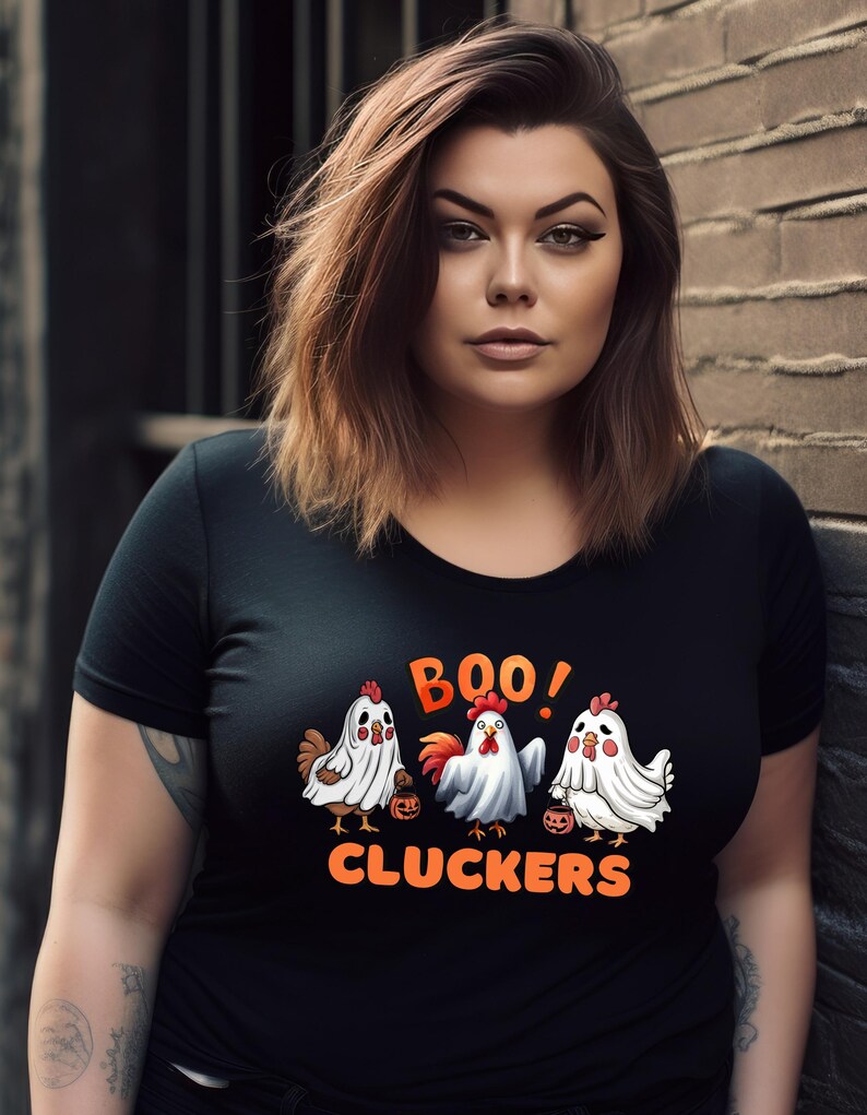 Boo Cluckers PNG Digital Download, Chickens, Chicken Ghosts, Spooky ...