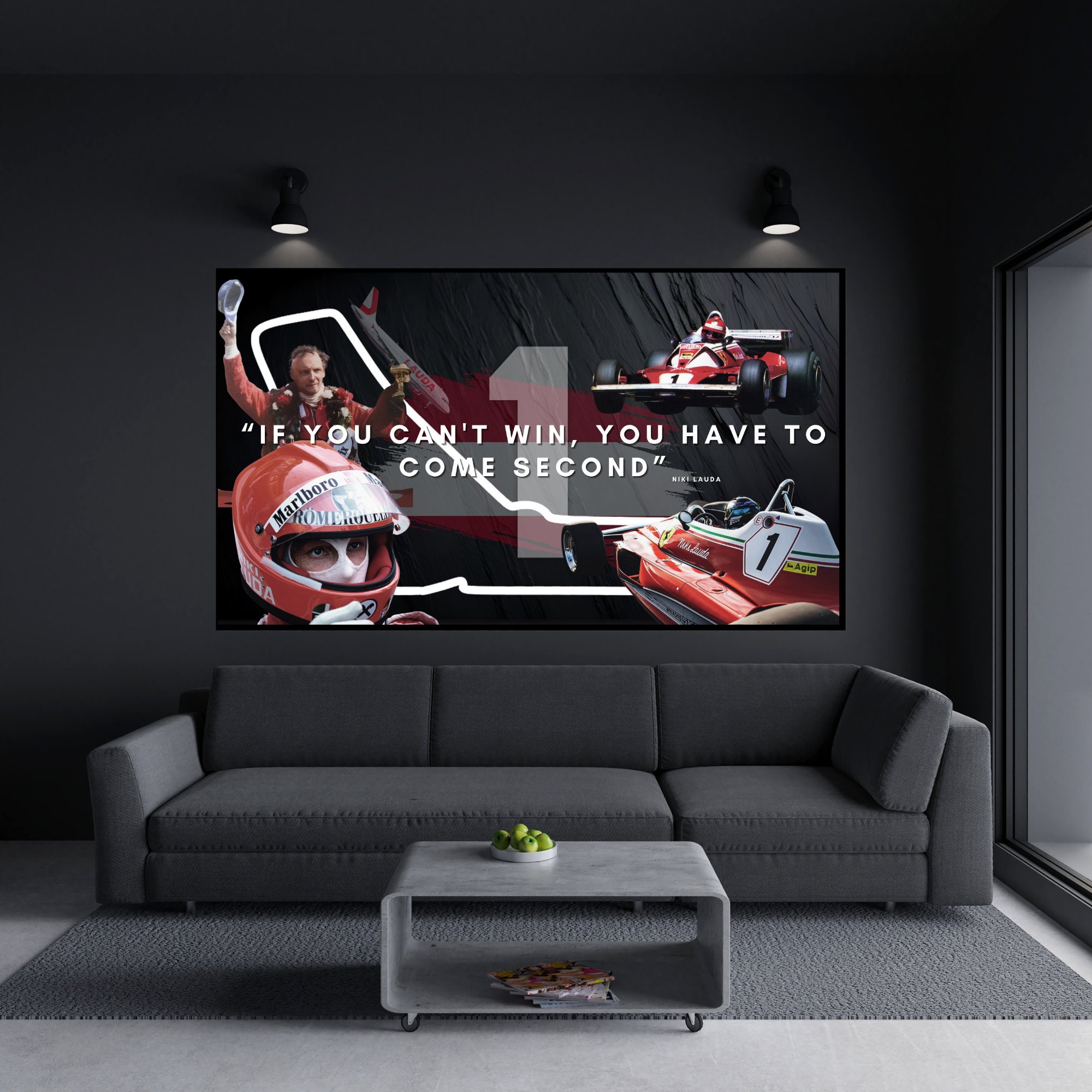 Niki Lauda Racing Inspirational Poster - Formula 1 Quote Art - Etsy
