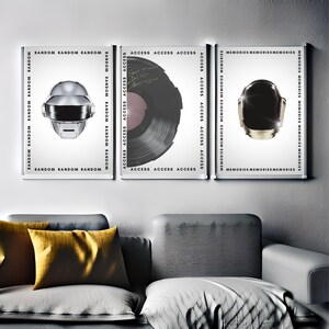 Daft Punk Digital Poster Set | Random Access Memories - Etsy