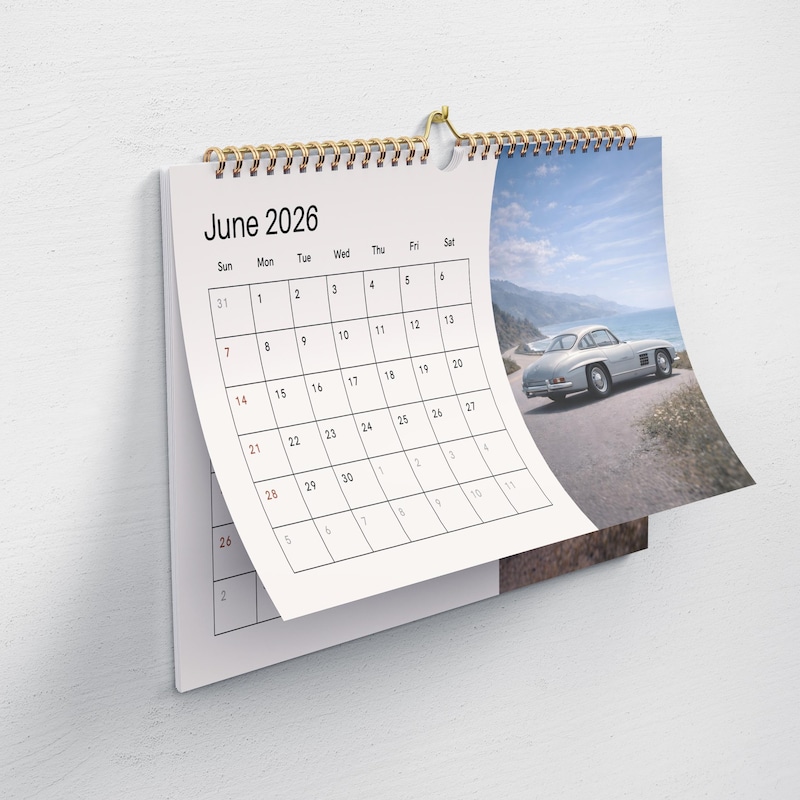 2026 Classic Car Calendar - Etsy