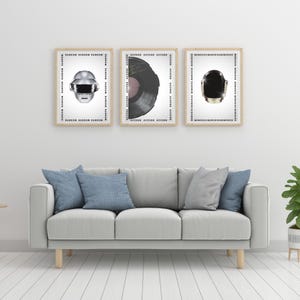 Daft Punk Digital Poster Set | Random Access Memories - Etsy