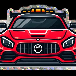 Sparkly Safety Car - Etsy